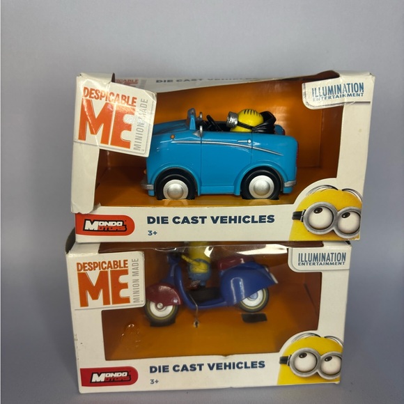 Universal | Toys | Universal Despicable Me Die Cast Vehicles Blue And ...